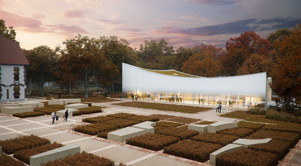 New pavillion designed by Sou Fujimoto for Ruinart in Reims, France - Domus
