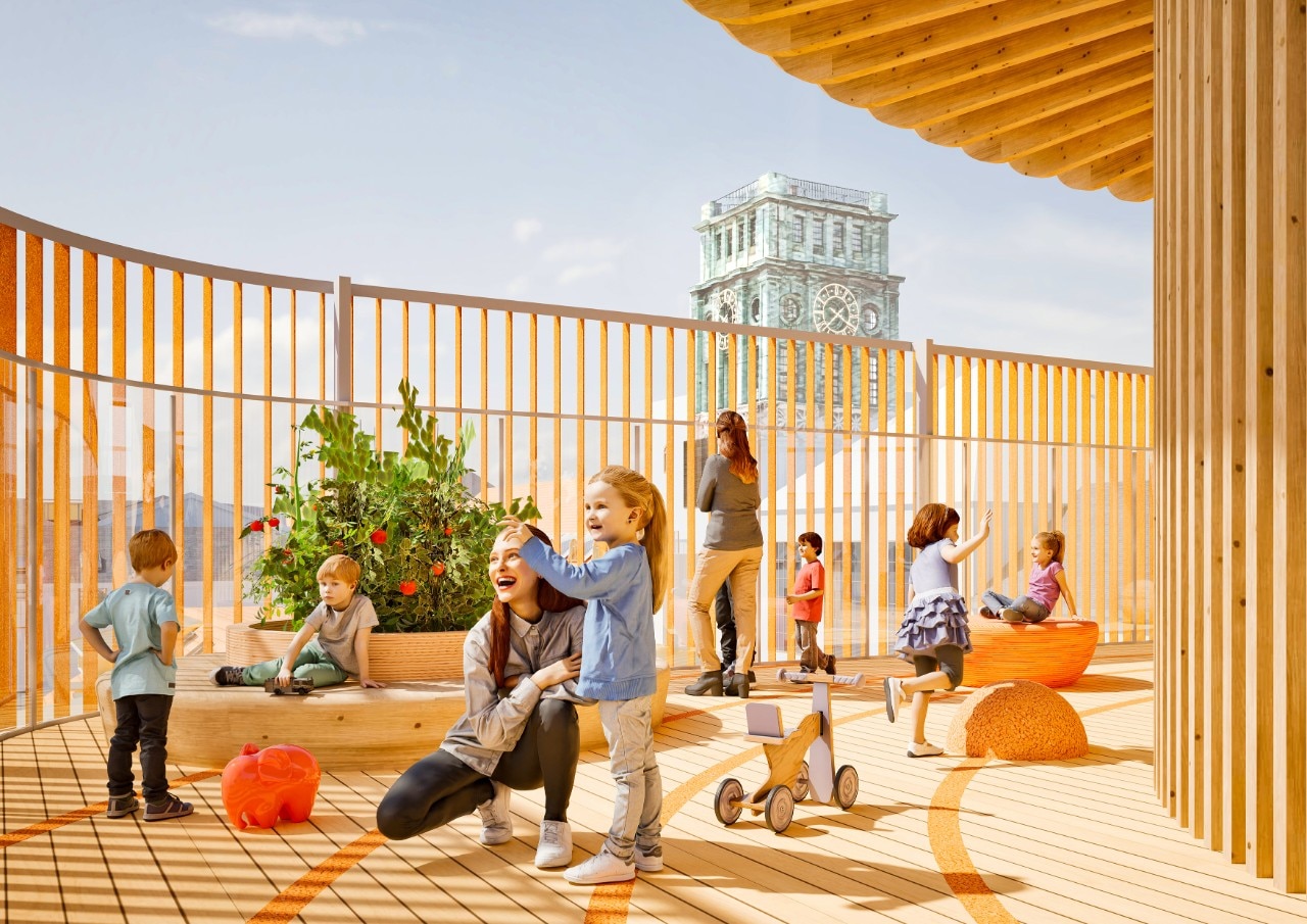 Construction of kindergarten designed by Kéré has started in Munich - Domus