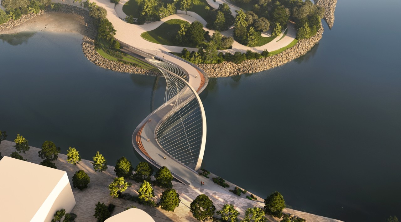 Un ponte pedonale sospeso sull’acqua a Toronto - Domus