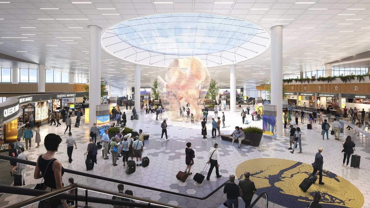 18 artists are creating works for the new JFK terminal, with a budget ...