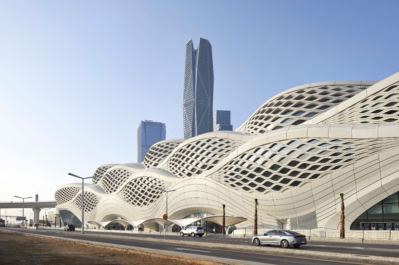The new metro station designed by Zaha Hadid Architects opens in Riyadh ...