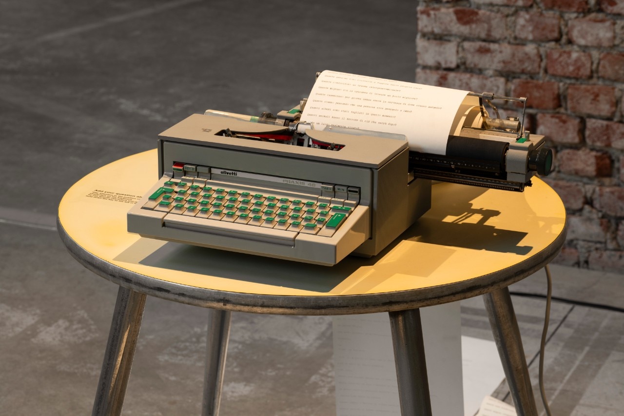 C'è una installazione con protagonista la Olivetti Praxis 48 e ora è a ...