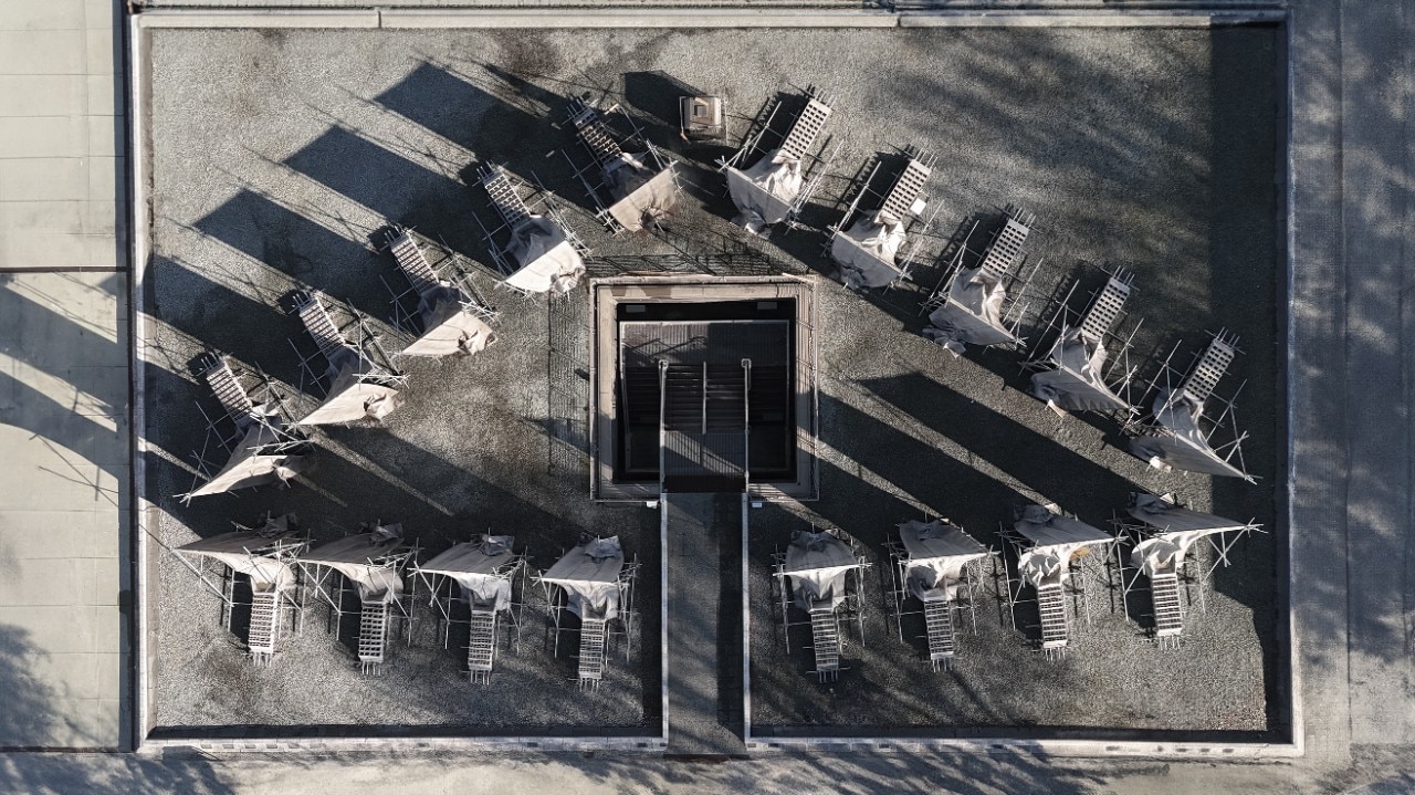 Brutalism lands at Pitti: Leschelier’s installation in Florence - Domus