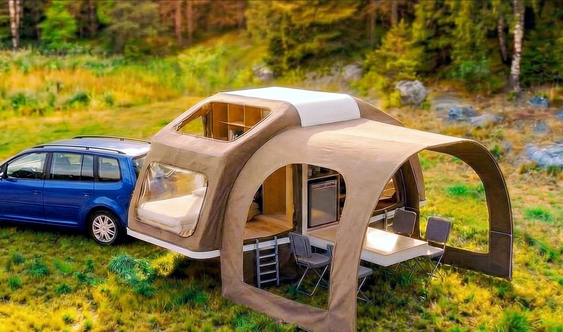 Wingcube is the mini mobile home that Joe Colombo would have loved - Domus