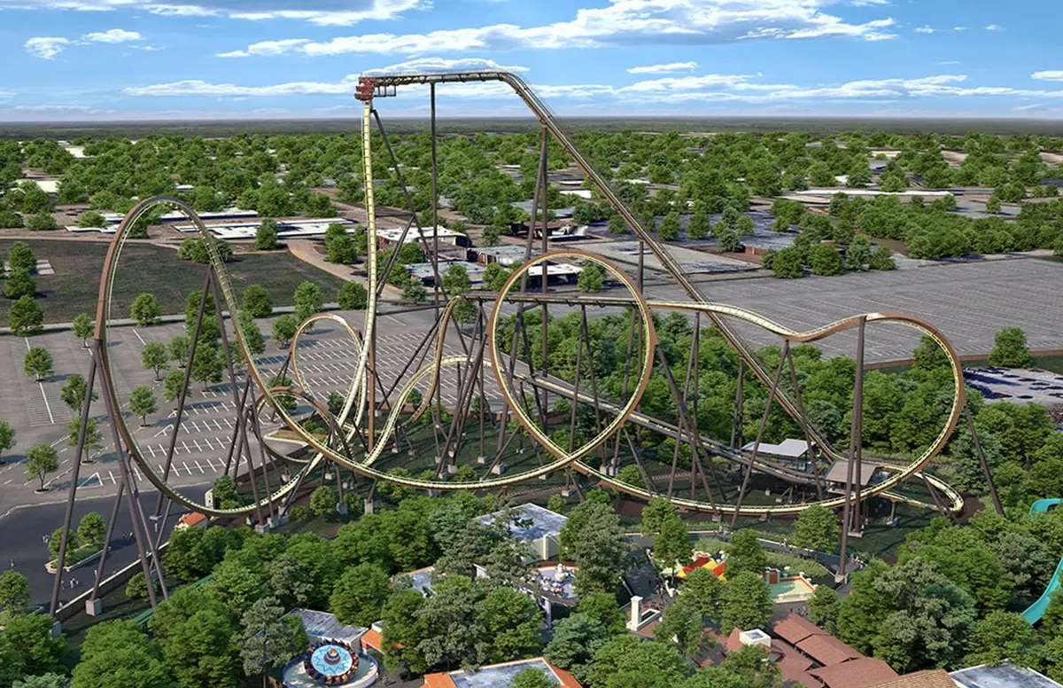 Tormenta: the new record-breaking 94-meter-high roller coaster in the U.S.
