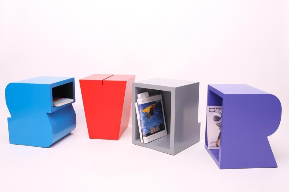 Letter stool di Sascha Grewe - Domus