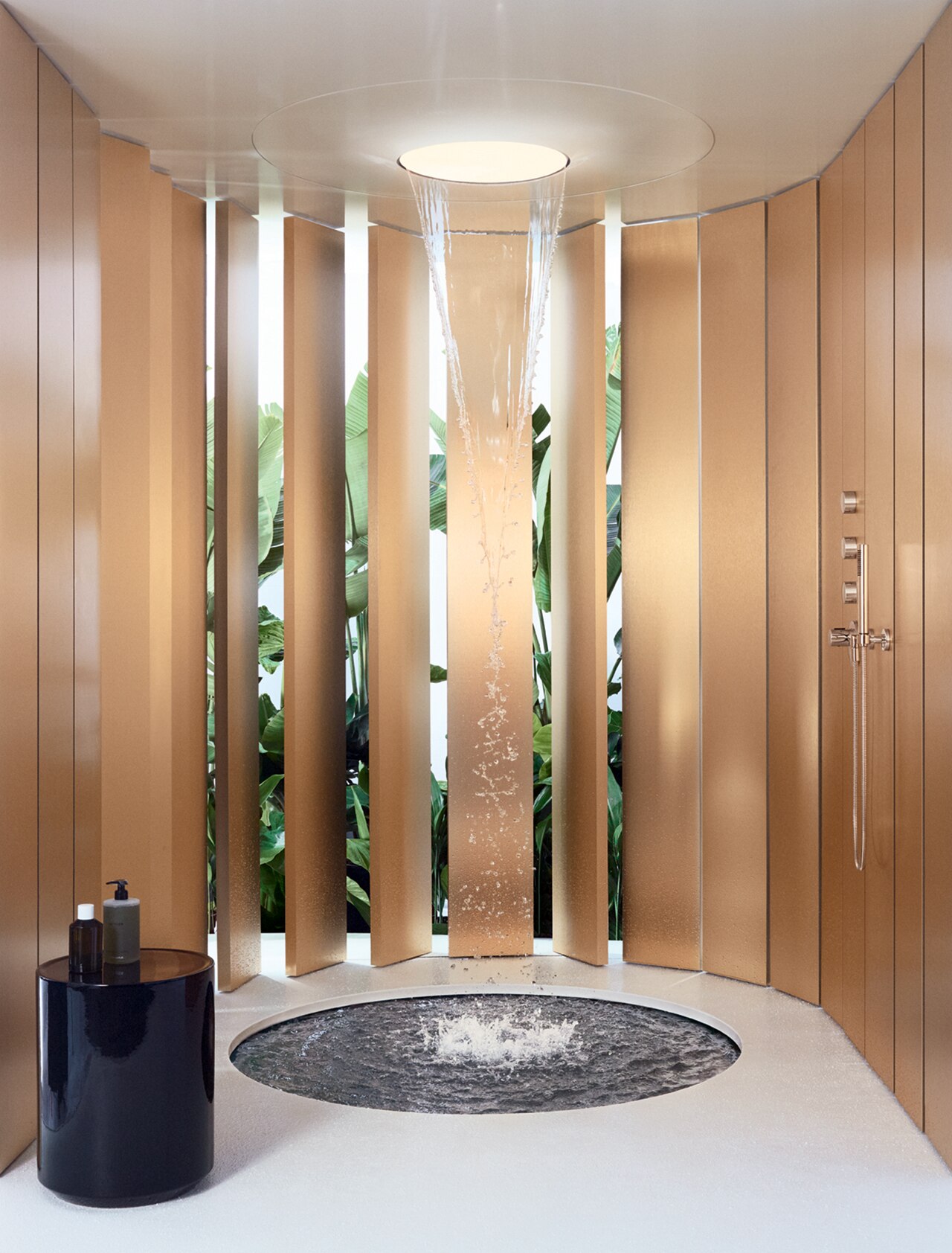 Aquamoon. The integrated shower system with heavenly waterfall effects ...