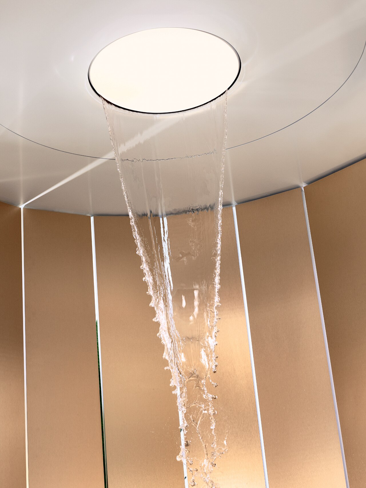 Aquamoon. The integrated shower system with heavenly waterfall effects ...