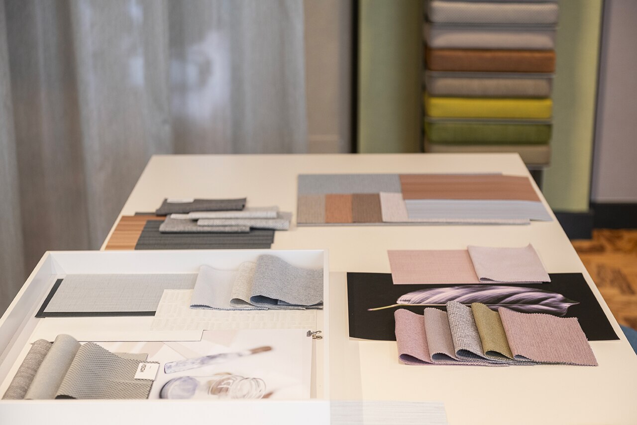 A collection of transparent and acoustic fabrics - Domus