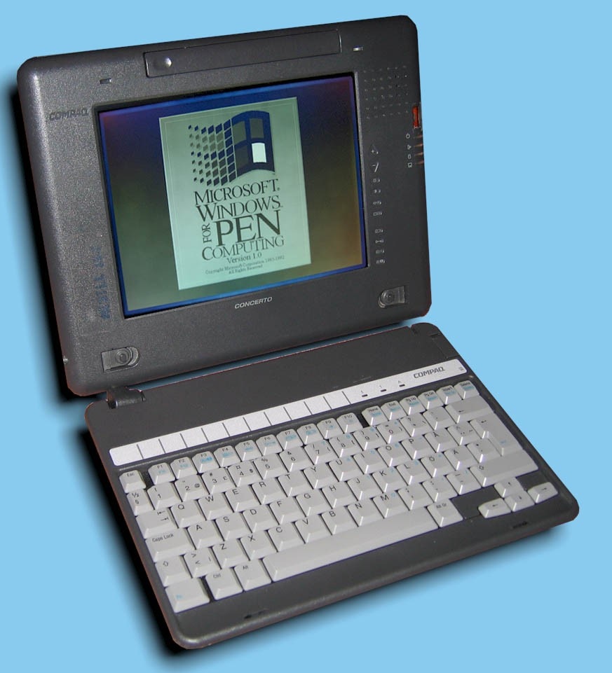 Compaq Concerto, l'impossibile computer touch del 1992 - Domus