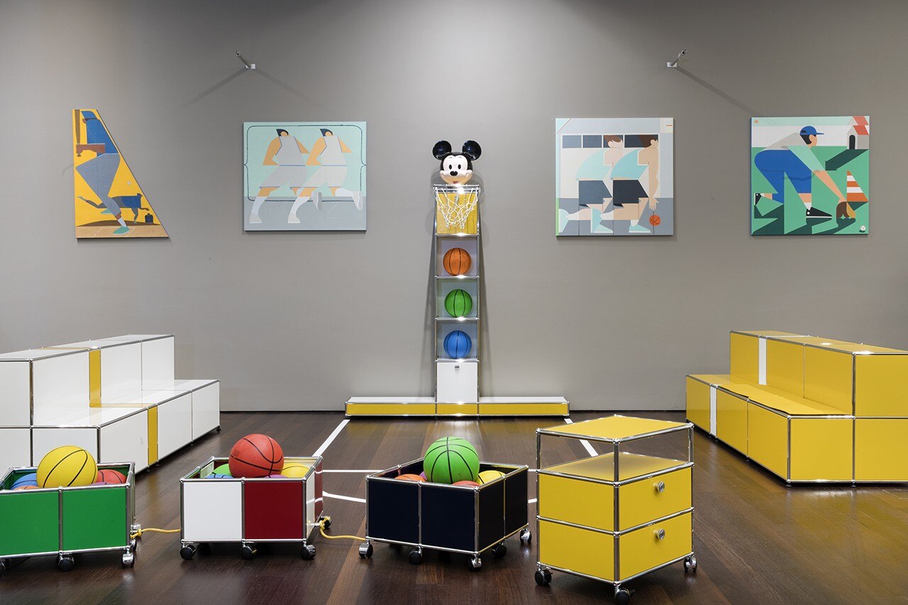 NYCxDesign. Kinder Modern turns the USM showroom into a colorful ...