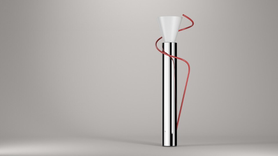 Luminator lamp by Luciano Baldessari has been reissued