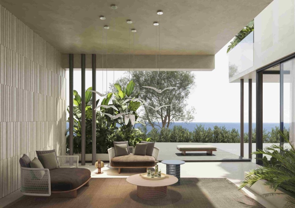 Una villa virtuale per esplorare le composizioni luminose di Brokis - Domus