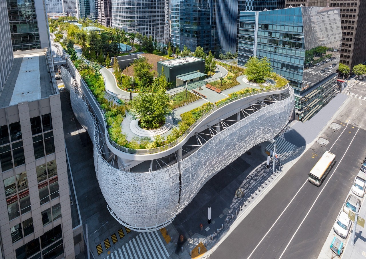 The new San Francisco station has a rooftop park - Domus