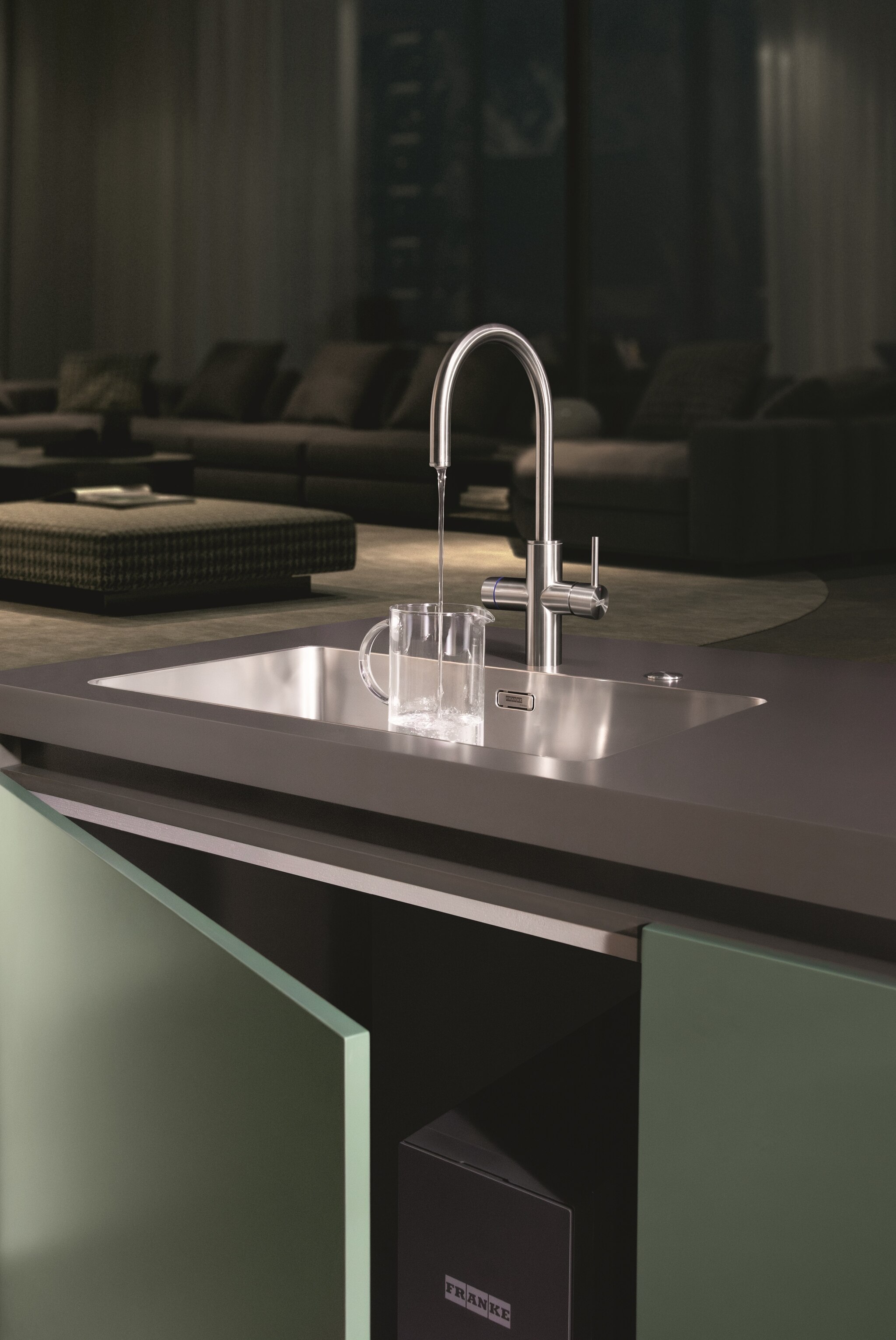 Franke Mythos Water Hub: refunctionalizing domestic spaces through water