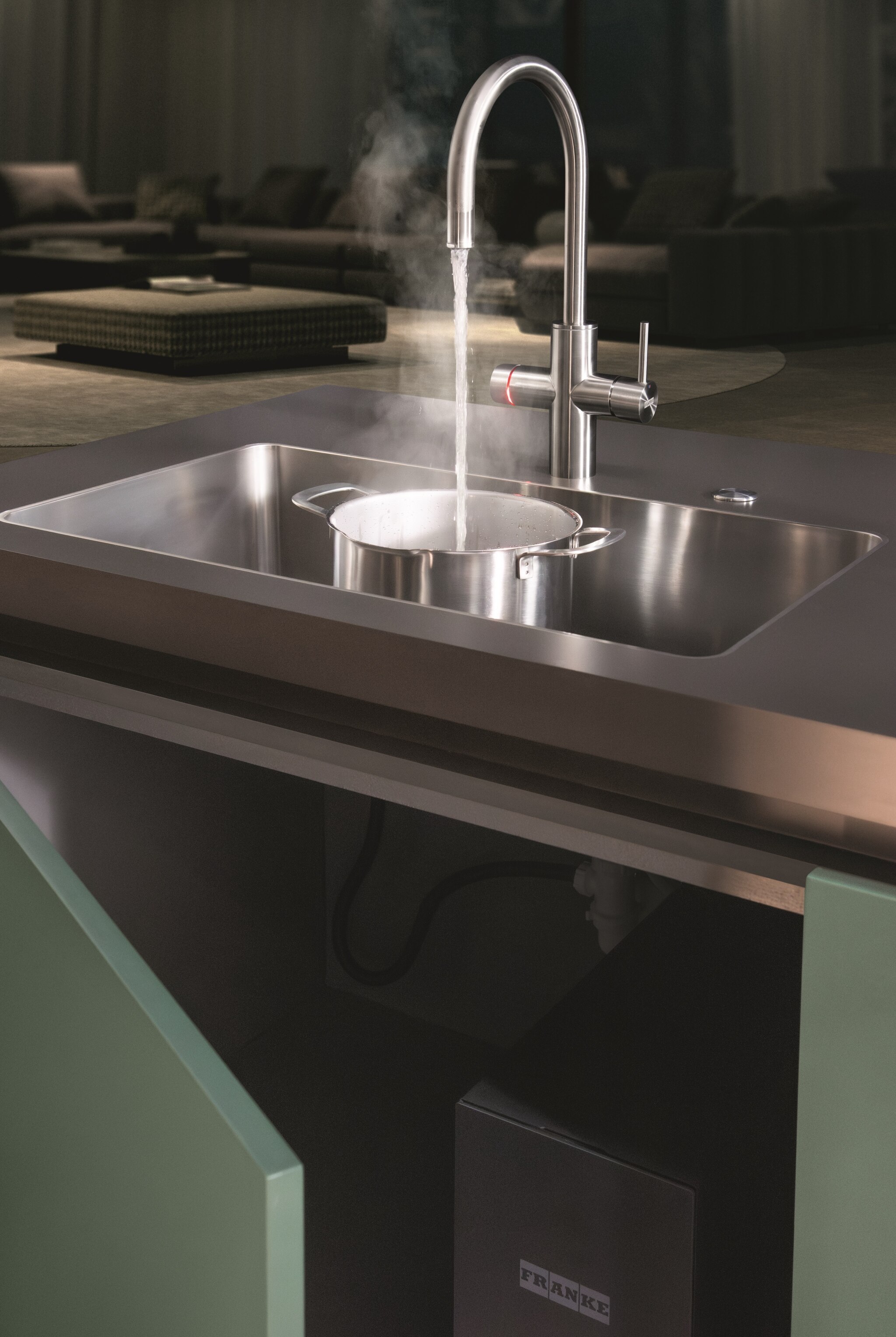Franke Mythos Water Hub: refunctionalizing domestic spaces through water