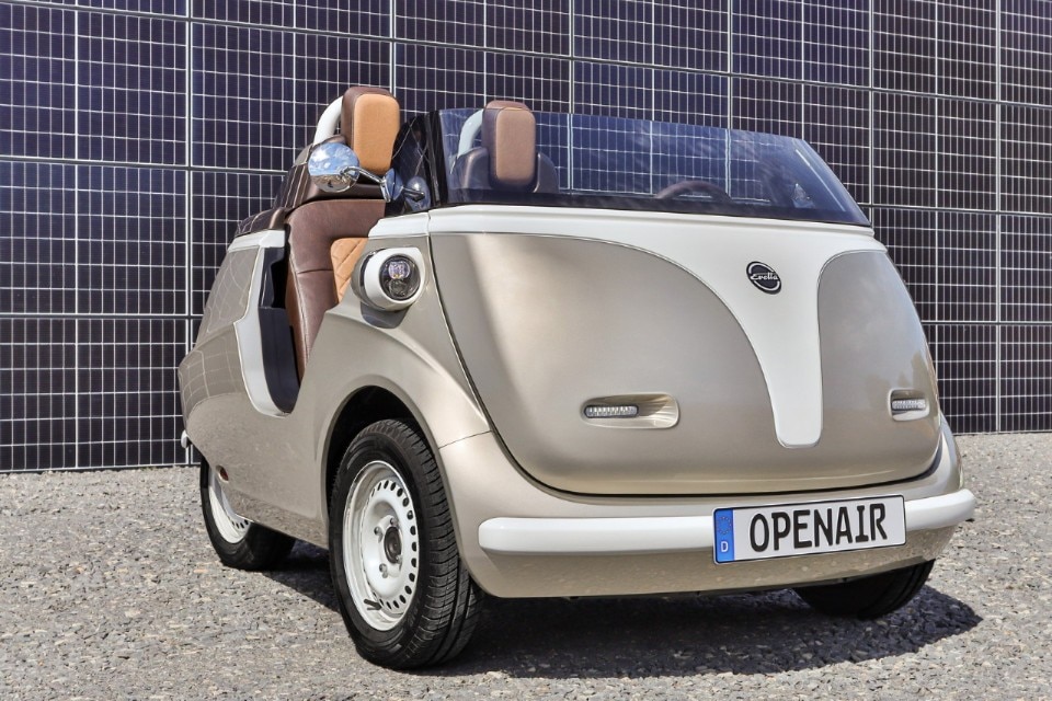 Evetta Openair è una microcar elettrica dal design retrò - Domus
