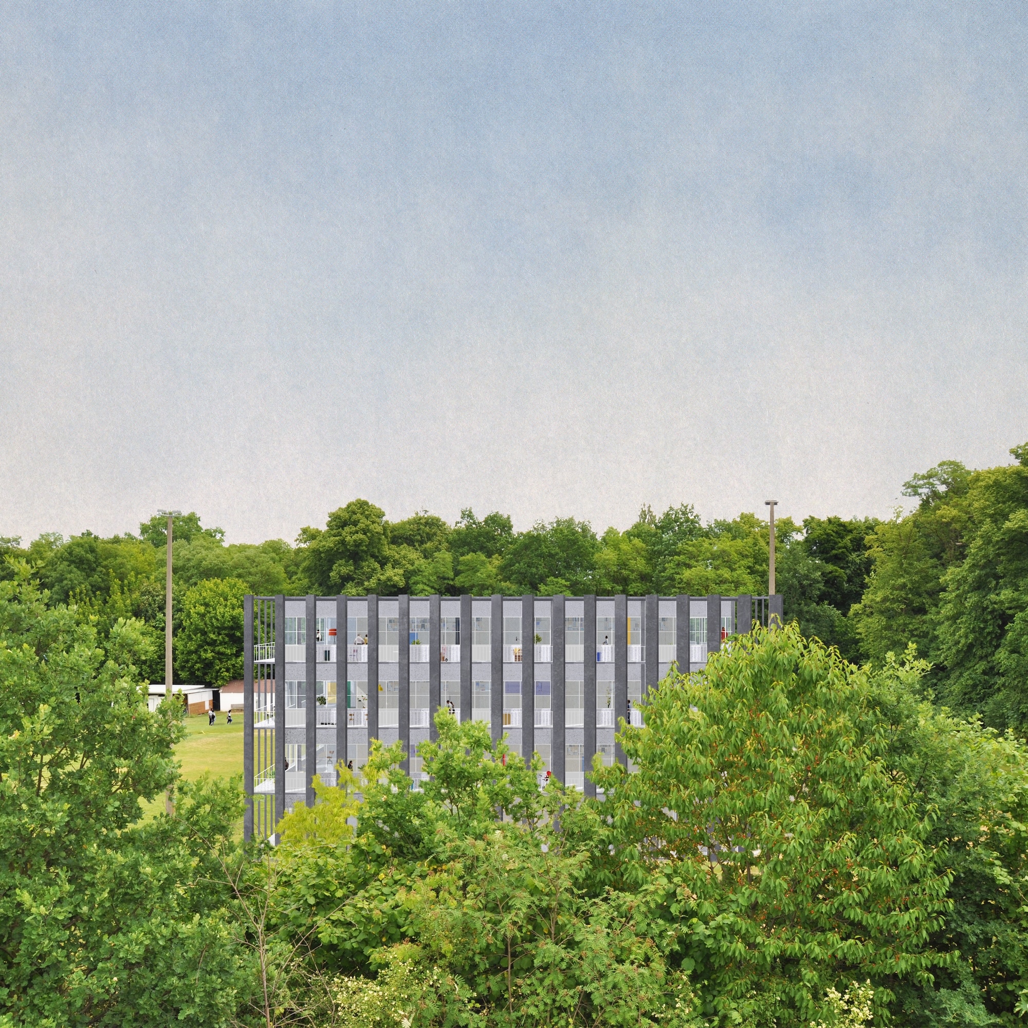 The urban villa, between building speculation and common housing, by Dogma