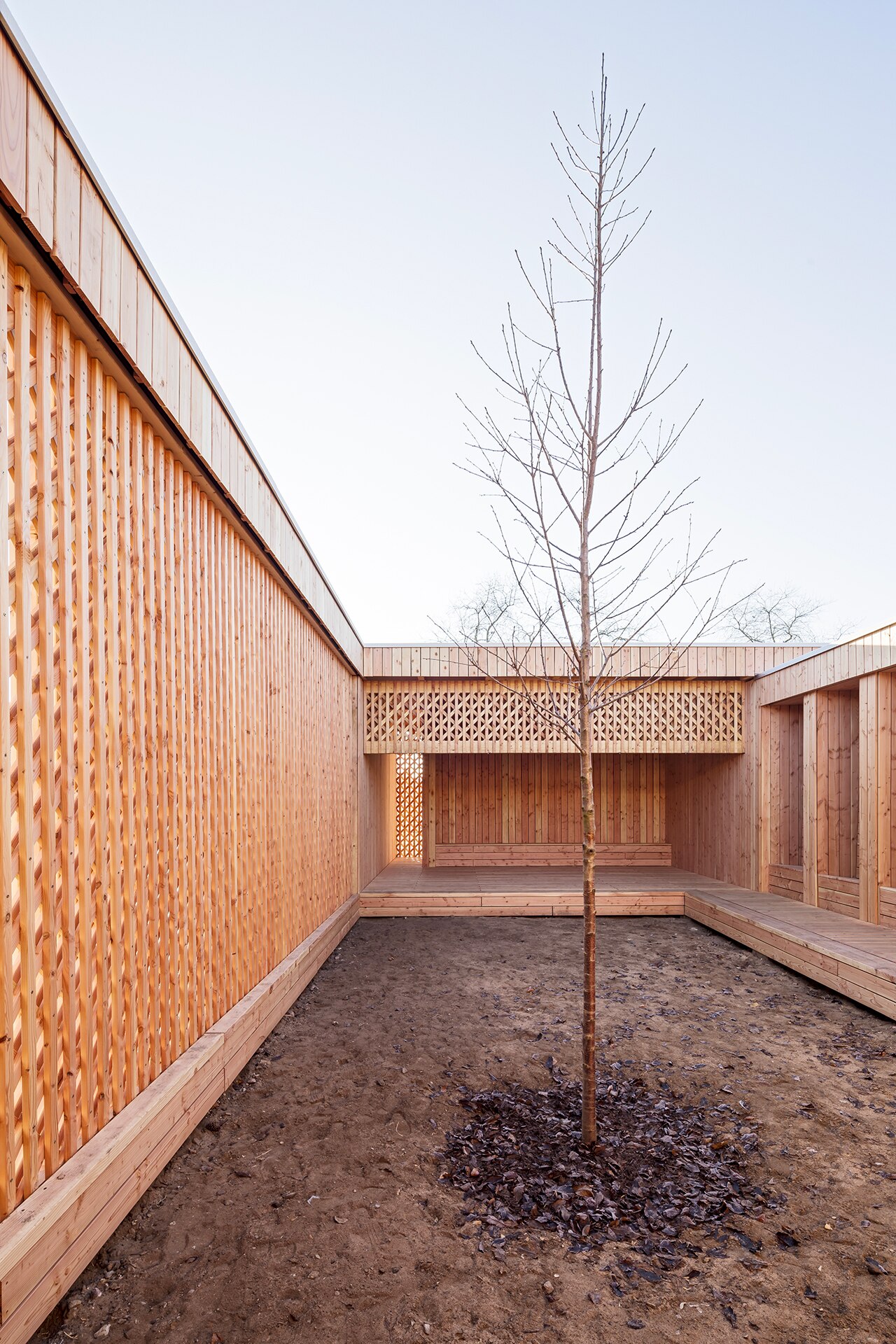 "Build together, learn together". Students design a building for ...