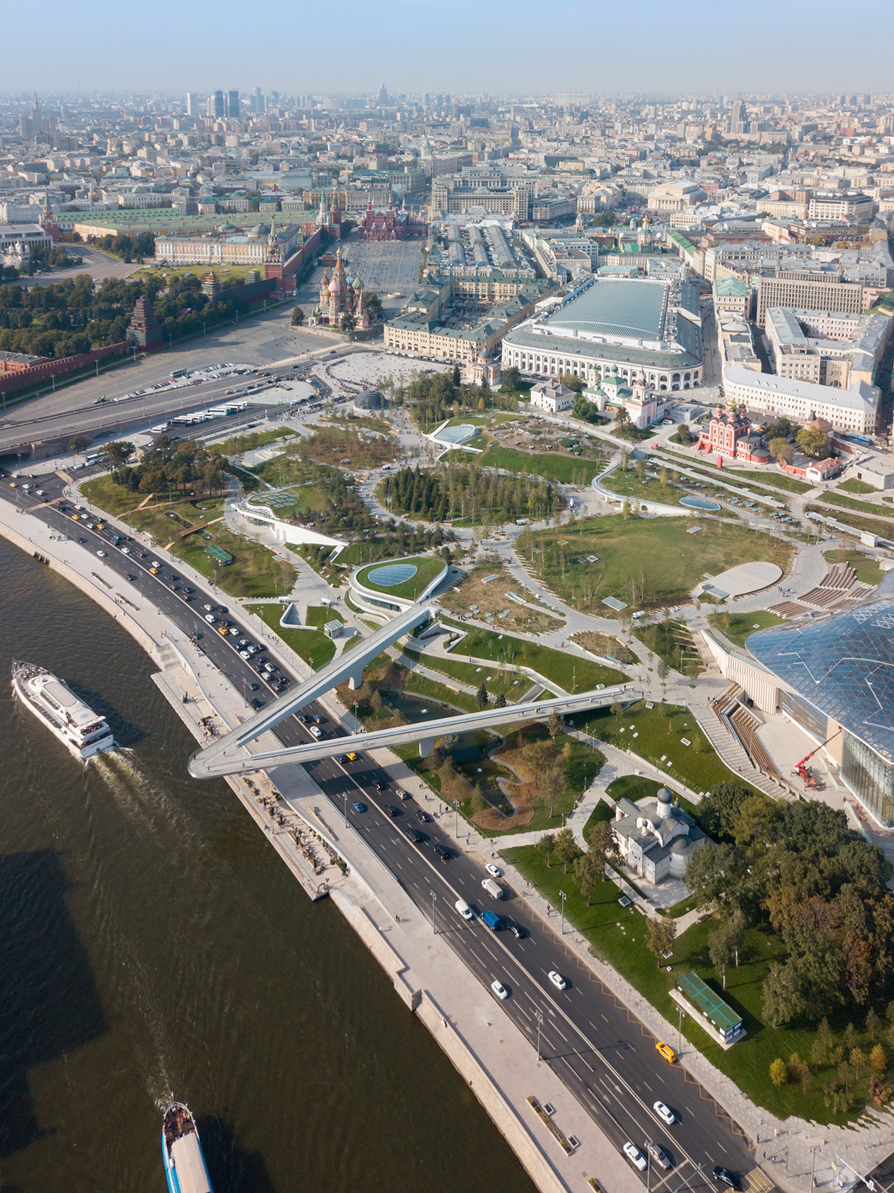 Zaryadye Park by Diller Scofidio + Renfro in Moscow is a public space ...