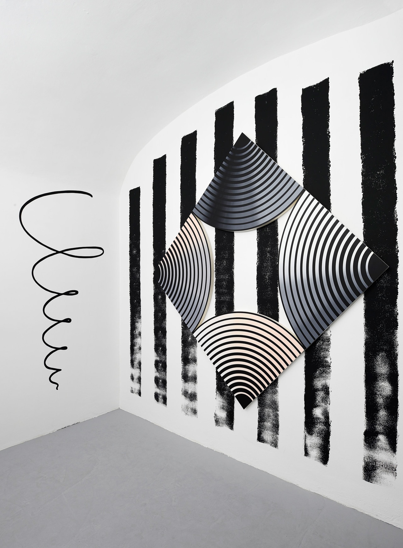 Claudia Comte’s optical patterns on show in Rome - Domus