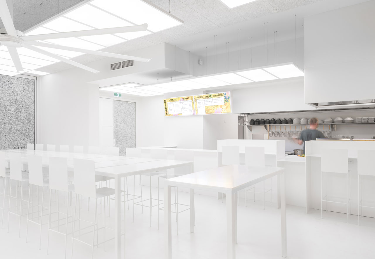 Prevalent studio designed Susuru, an optical ramen and gyoza bar in ...