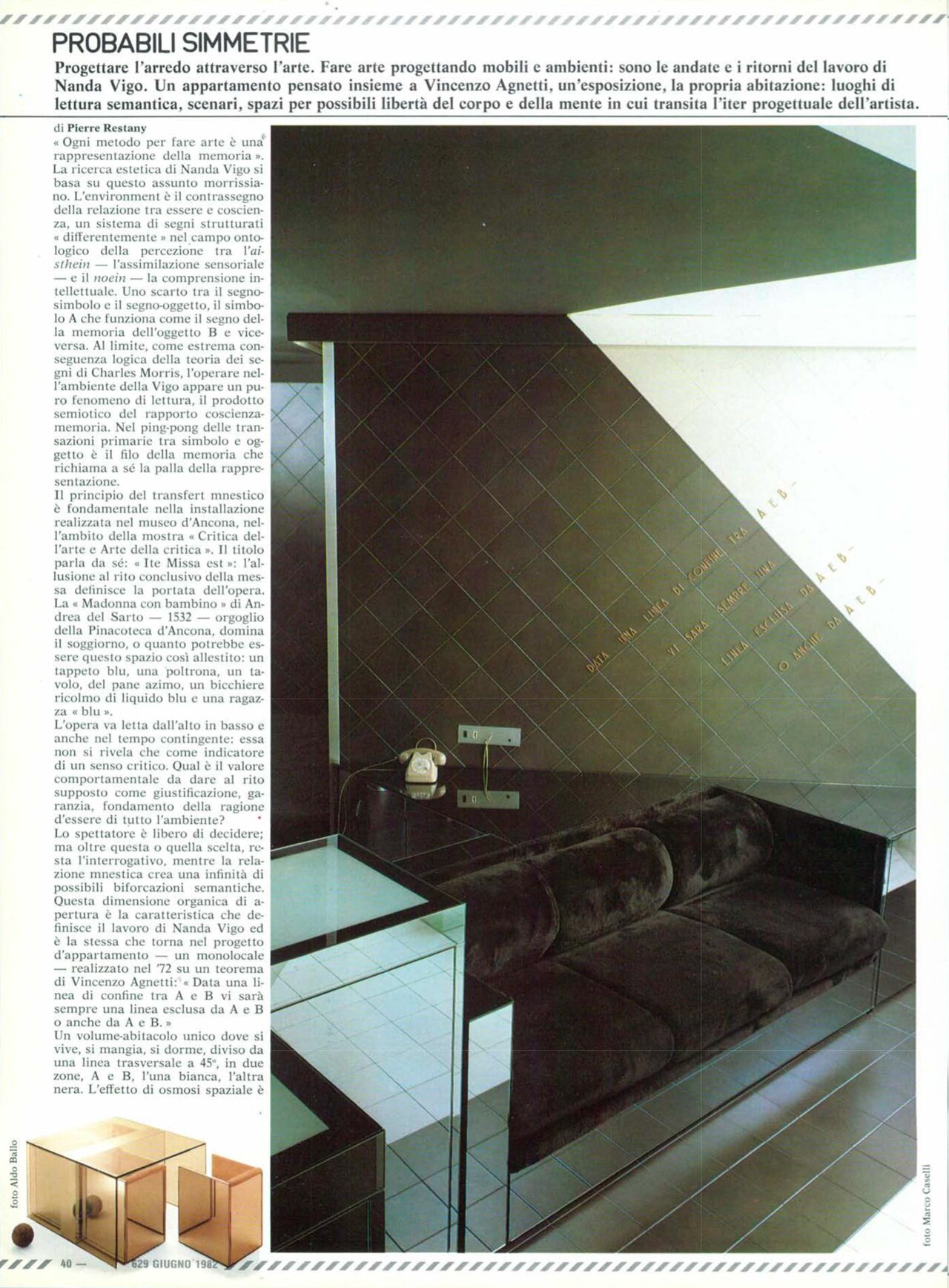 Nanda Vigo’s intergalactic kind of design - Domus